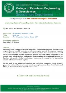 PhD Dissertation Proposal – CPG