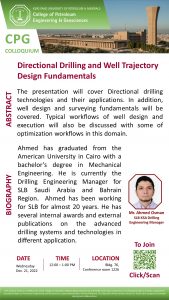 CPG COLLOQUIUM – CPG