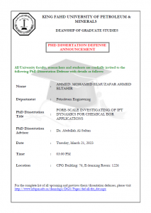 Ph.D. Dissertation – CPG