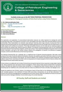 M.S. THESIS PROPOSAL PRESENTATION – CPG